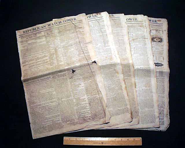 Five issues from 1806... - RareNewspapers.com