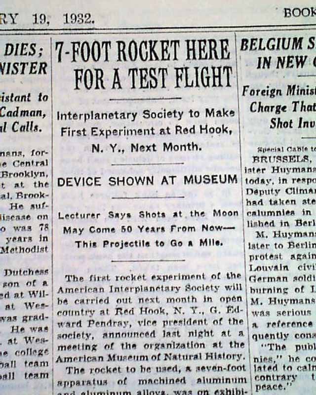 Early rockets in America... - RareNewspapers.com
