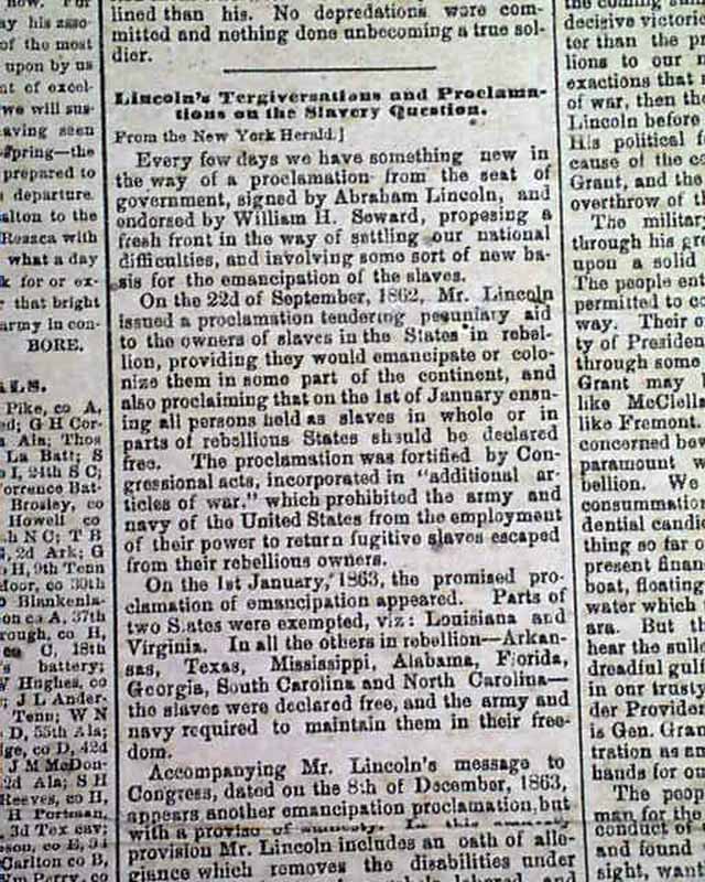 A Memphis Confederate newspaper printed in Atlanta... - RareNewspapers.com