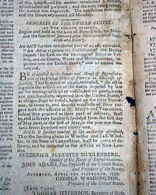 Washington, Adams, and Jefferson... - RareNewspapers.com