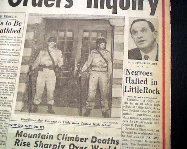 "Little Rock Nine"... - RareNewspapers.com