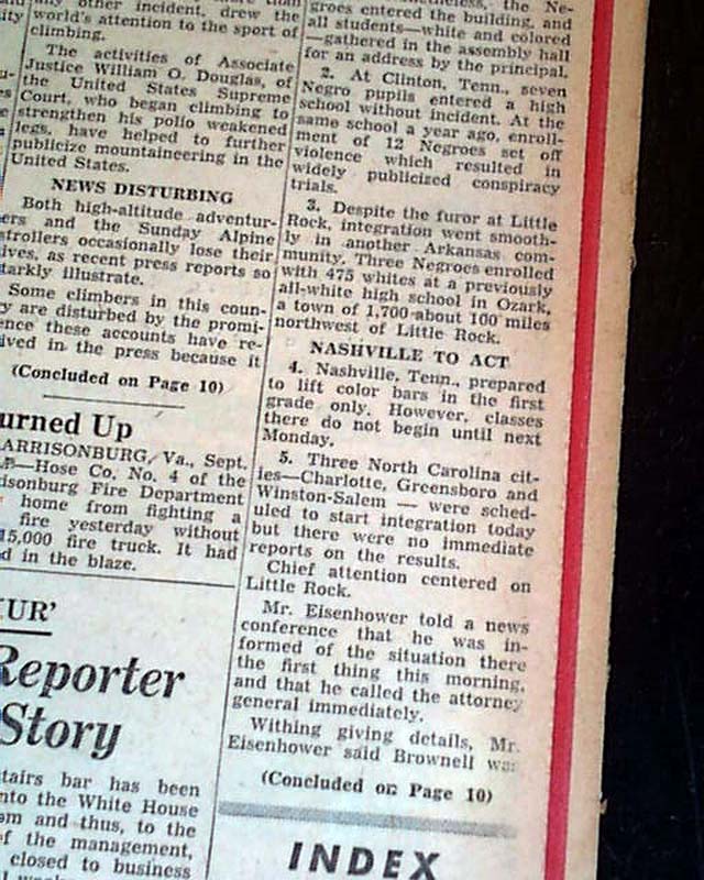 "Little Rock Nine"... - RareNewspapers.com
