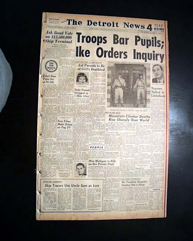 "Little Rock Nine"... - RareNewspapers.com