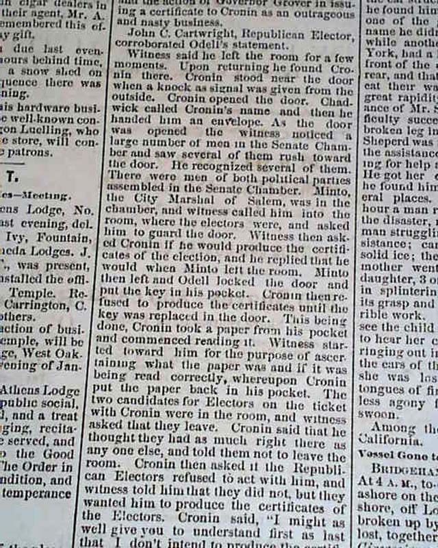 1876 Ashtabula, Ohio train wreck disaster... - RareNewspapers.com