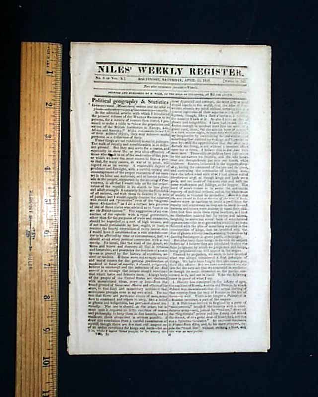 Famous toast offered by Stephen Decatur... - RareNewspapers.com