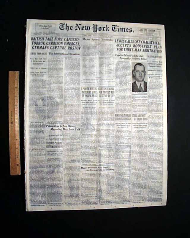 Fort Capuzzo Libya captured... - RareNewspapers.com