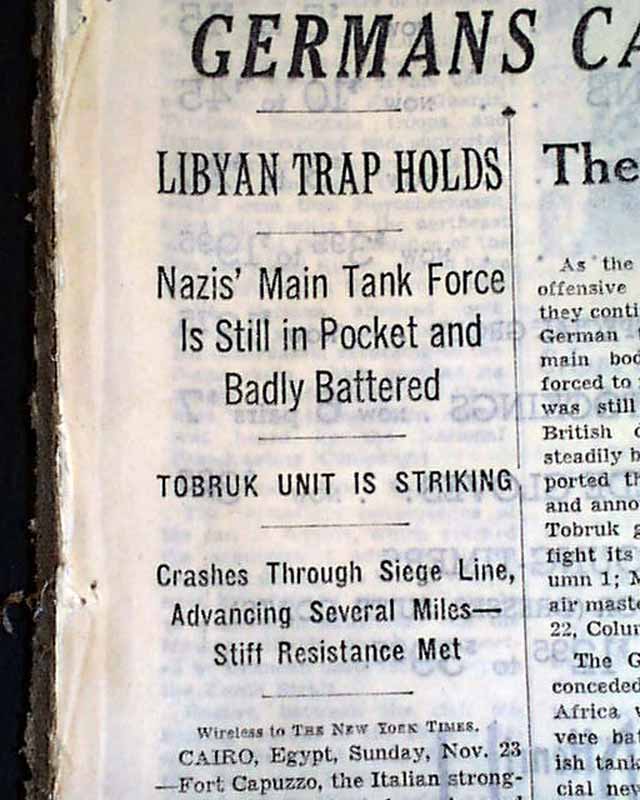 Fort Capuzzo Libya captured... - RareNewspapers.com