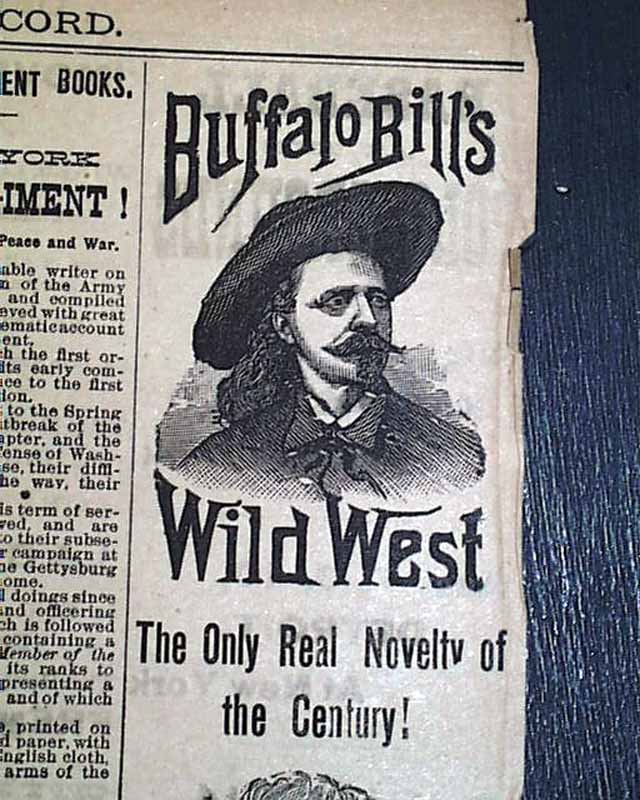 Very rare baseball newspaper from 1886... - RareNewspapers.com