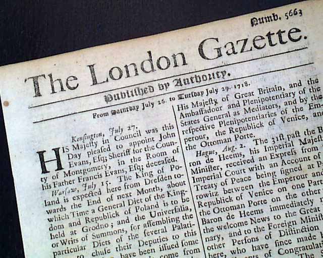 1718 World s Oldest Daily Newspaper RareNewspapers
