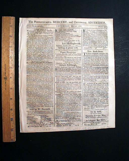 Post Revolutionary War... - RareNewspapers.com