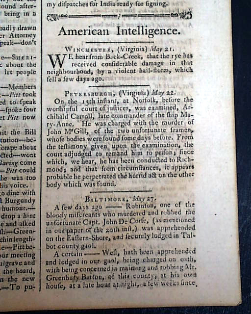 Post Revolutionary War... - RareNewspapers.com