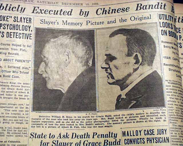Serial killer & rapist Albert Fish captured... - RareNewspapers.com