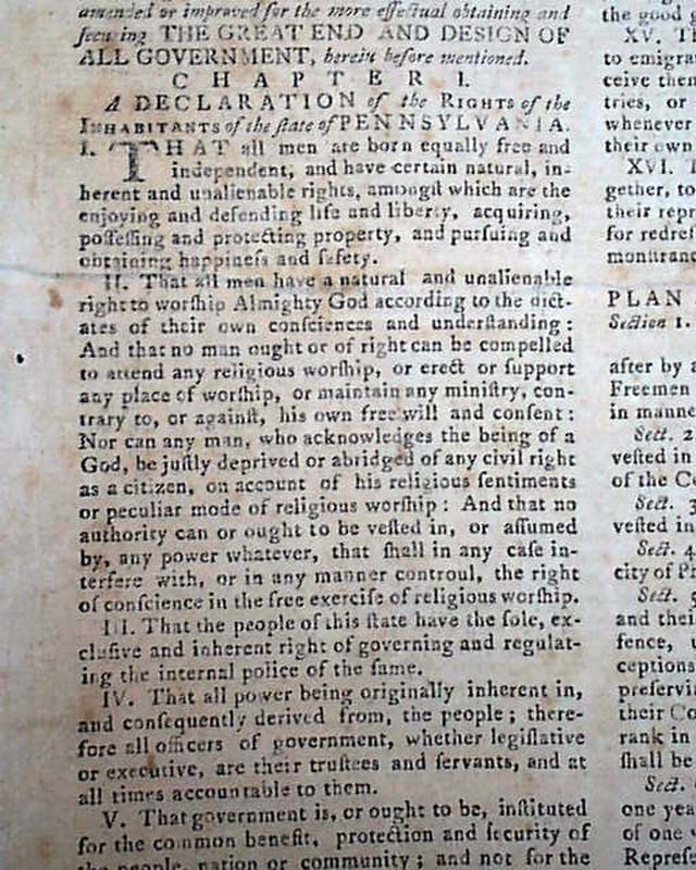 Presenting the Pennsylvania Constitution... - RareNewspapers.com