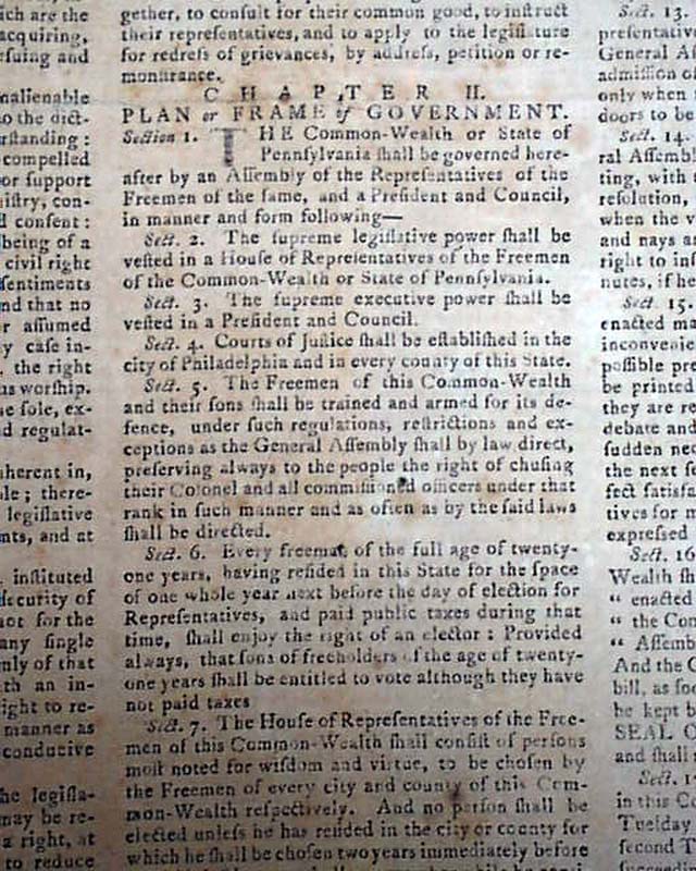 Presenting the Pennsylvania Constitution... - RareNewspapers.com