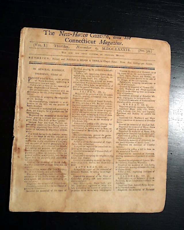 Just before the Constitution is created... - RareNewspapers.com