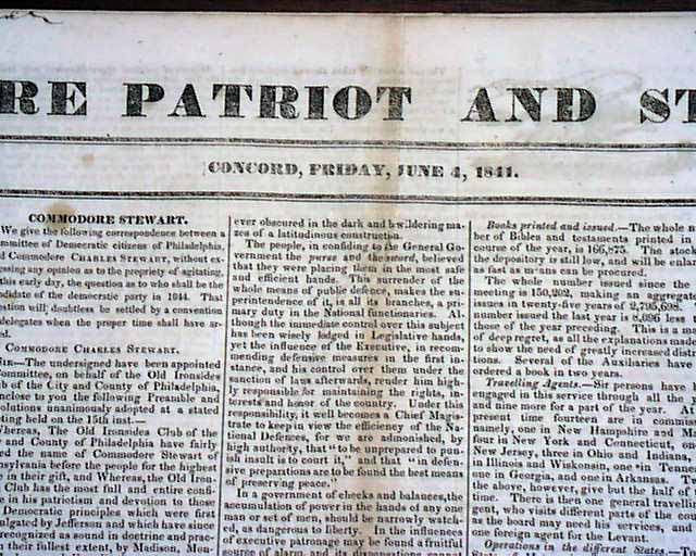 1841 John Tyler... - RareNewspapers.com