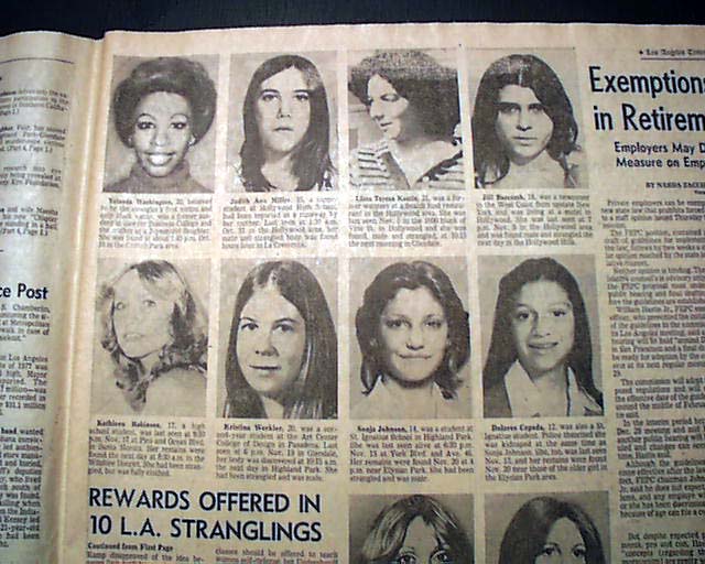 Hillside Strangler murders in Los Angeles... - RareNewspapers.com
