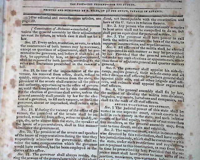 Constitution for the new state of Alabama... - RareNewspapers.com