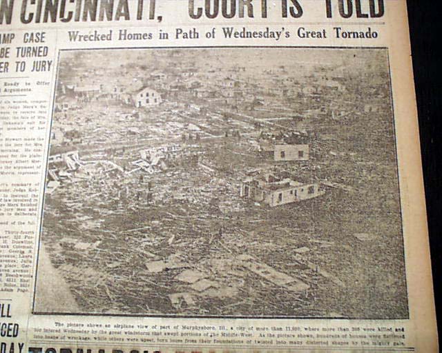 Great Tri-State Tornado of 1925... - RareNewspapers.com