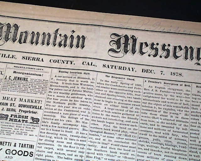 This town was founded during the California Gold Rush ...