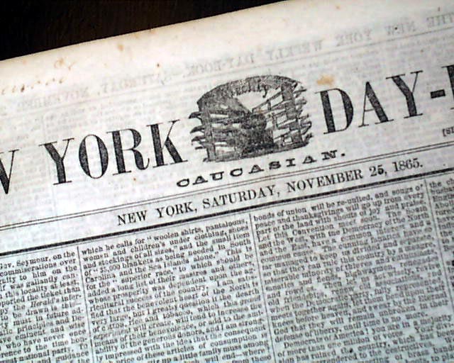 A racist newspaper on the post-war events... - RareNewspapers.com