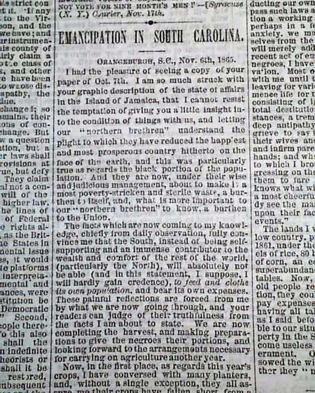 A racist newspaper on the post-war events... - RareNewspapers.com