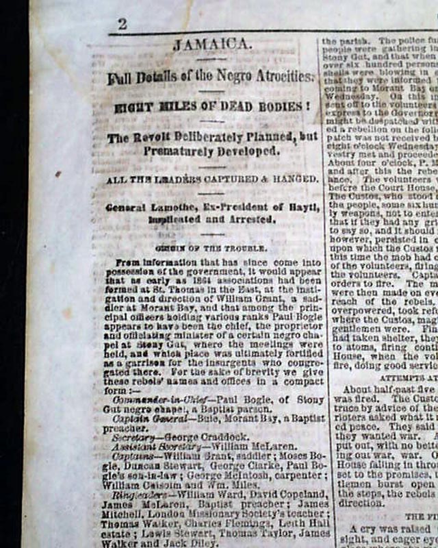 A racist newspaper on the post-war events... - RareNewspapers.com