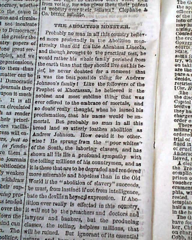 A racist newspaper on the post-war events... - RareNewspapers.com