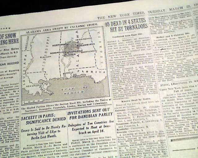 1932 Deep South tornado outbreak.... - RareNewspapers.com