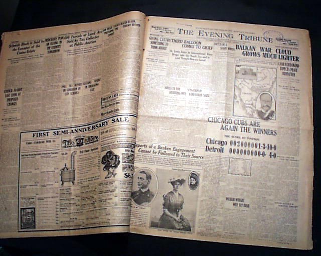The 1908 World Series: last Cubs victory until 2016... - RareNewspapers.com