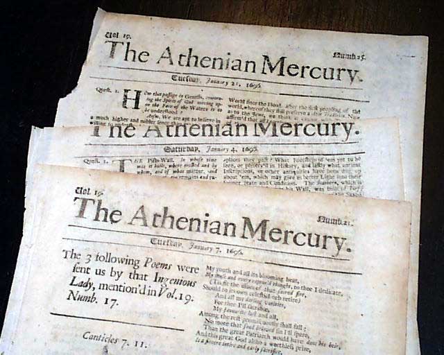 (3) Gentleman's newspapers from 17th century England ...