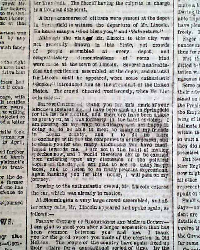 1860 Pre Civil War tensions.... - RareNewspapers.com