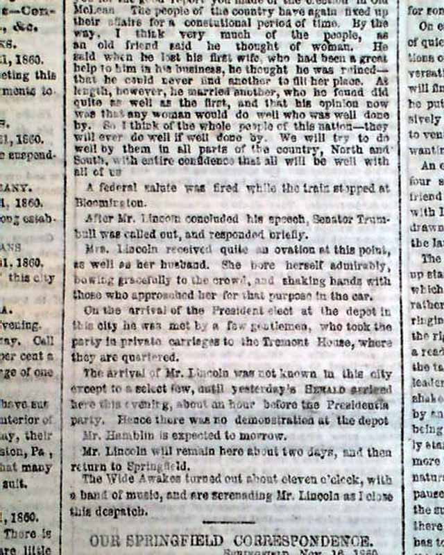 1860 Pre Civil War tensions.... - RareNewspapers.com