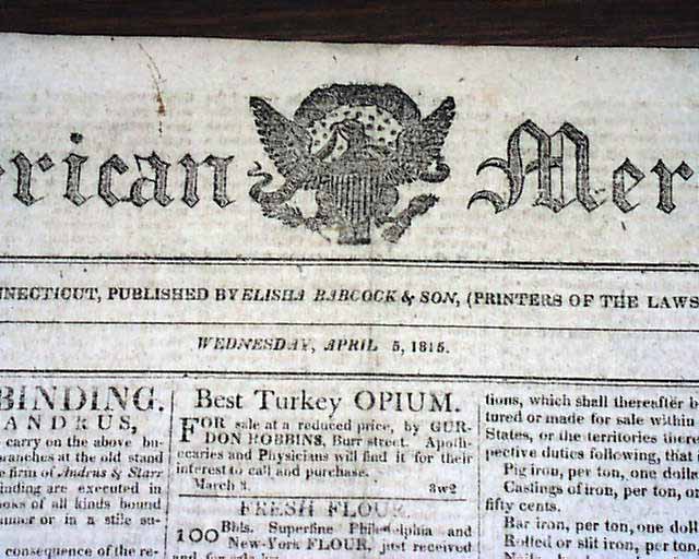 1815 James Madison... - RareNewspapers.com