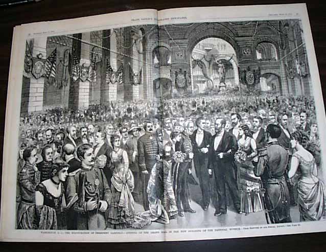James Garfield Inauguration.... - RareNewspapers.com