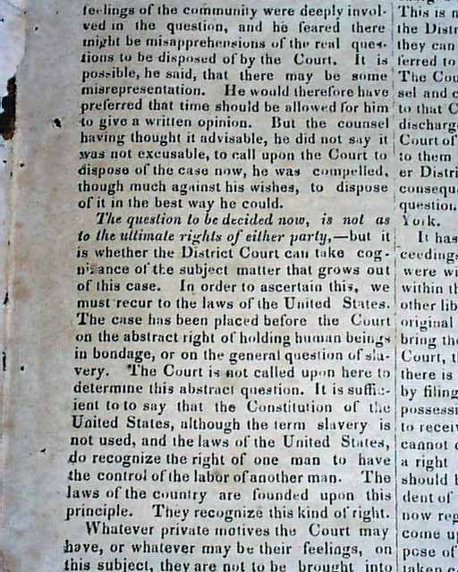 1839 Amistad Slave Ship Trial.... - RareNewspapers.com