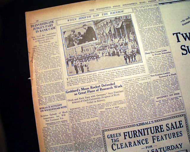 1929 Robert Goddard.... early rockets..... - RareNewspapers.com