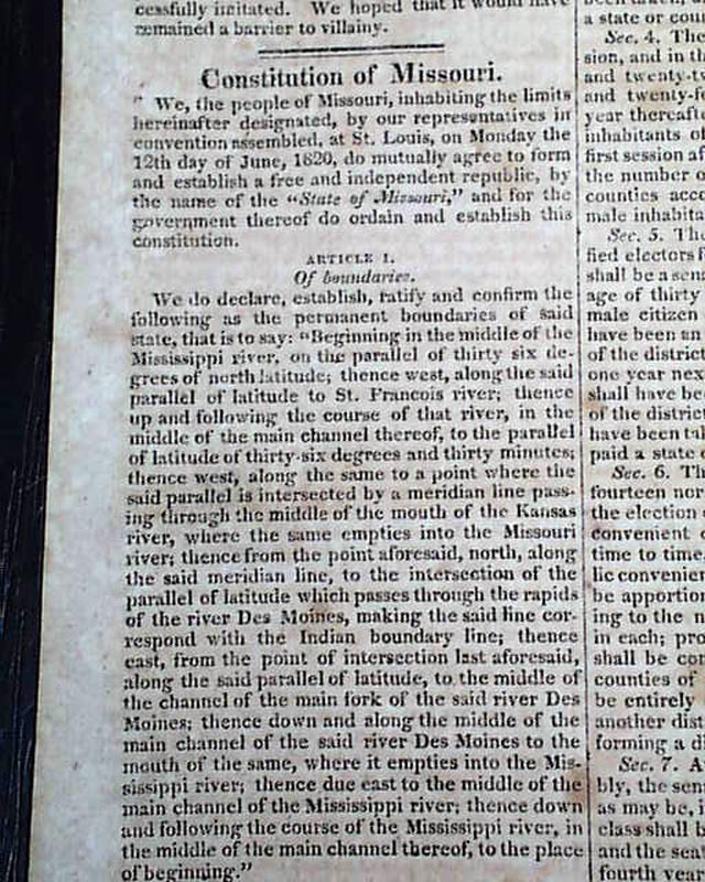 The constitution of Missouri... - RareNewspapers.com