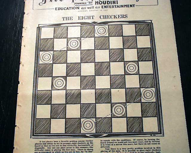 Harry Houdini's "magic" newspaper... - RareNewspapers.com