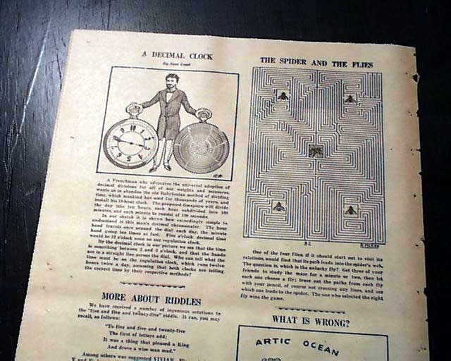 Harry Houdini's "magic" newspaper... - RareNewspapers.com