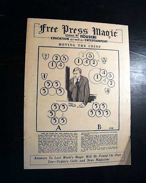 Harry Houdini's "magic" newspaper... - RareNewspapers.com