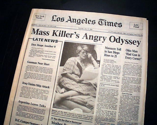 1984 San Ysidro McDonald's massacre... - RareNewspapers.com