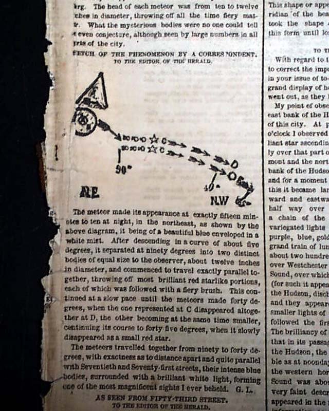 1860 Great Meteor... - RareNewspapers.com