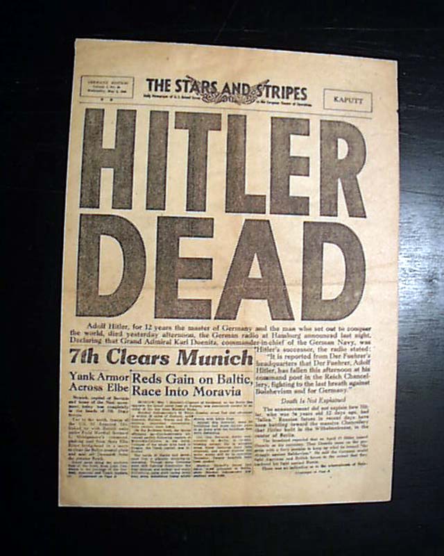 One of the best Hitler death issues: the Germany edition ...