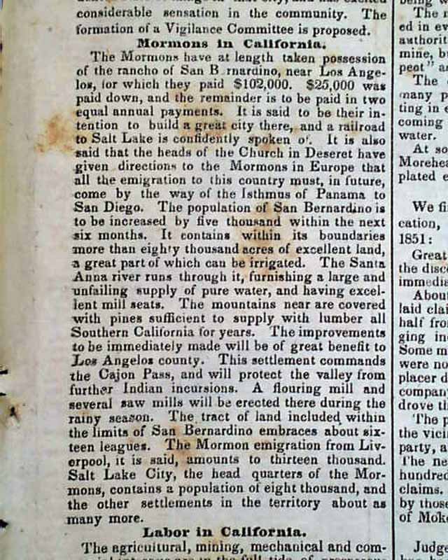 Pre-Civil War newspaper from New Orleans... - RareNewspapers.com