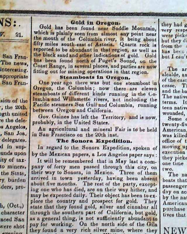 Pre-Civil War newspaper from New Orleans... - RareNewspapers.com