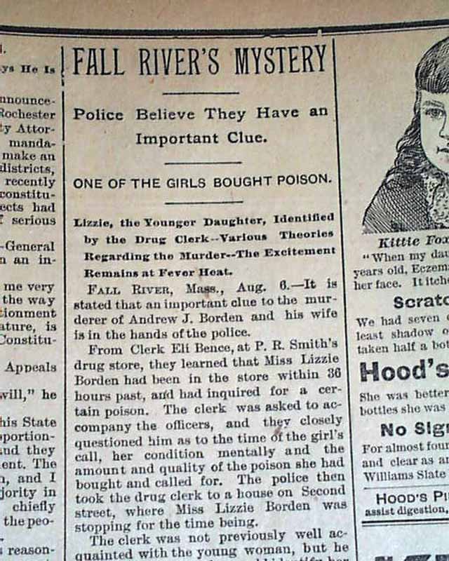 Lizzie Borden ax murders... - RareNewspapers.com