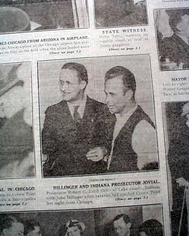 John Dillinger back in jail..... - RareNewspapers.com