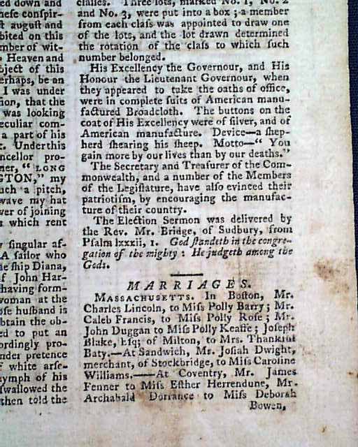 George Washington's inauguration and inaugural address ...