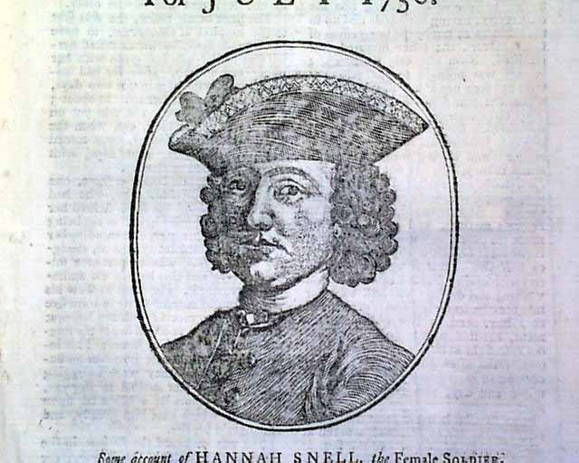 Hannah Snell, the female soldier... - RareNewspapers.com